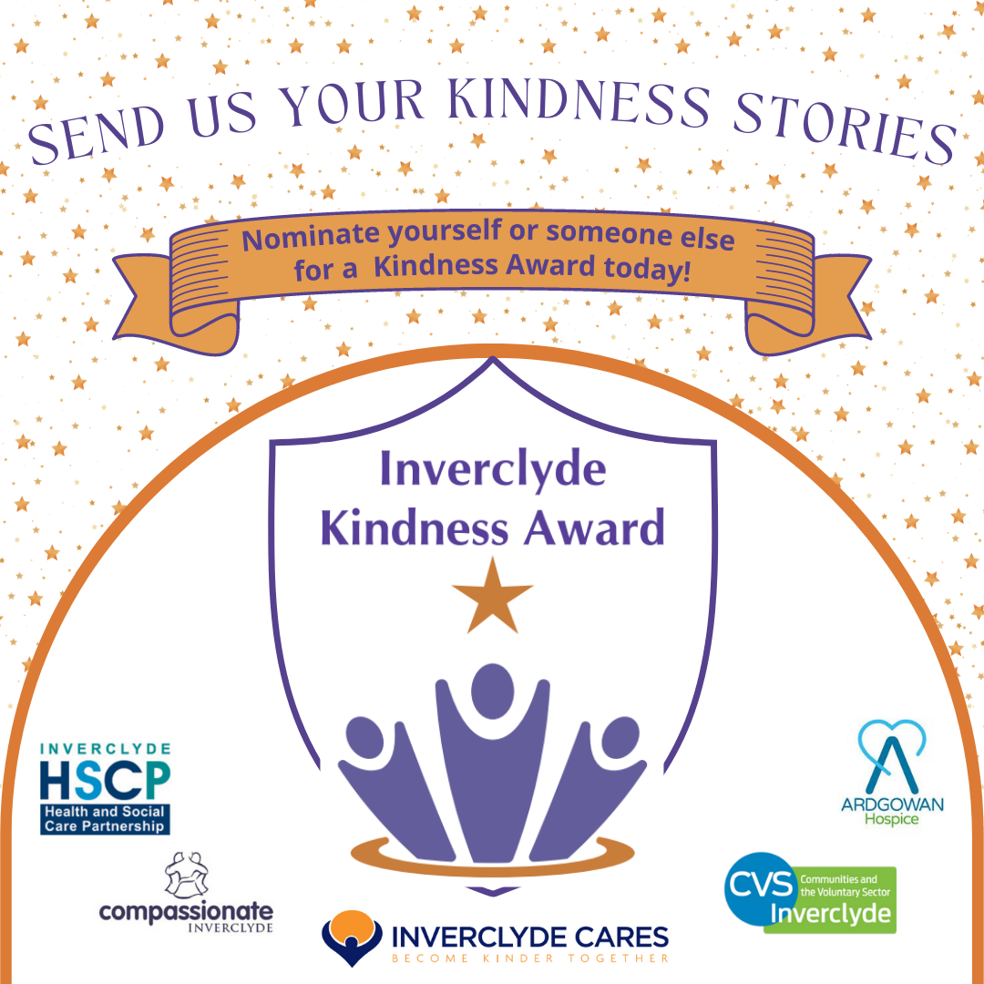 Kindness Awards Launched in Inverclyde - CVS Inverclyde